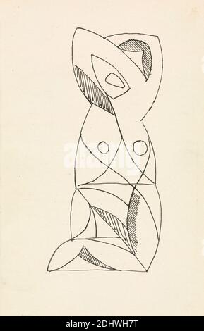 Kneeling Female Figure between 1910 and 1915 by Henri Gaudier-Brzeska ...