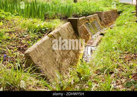 Scale replica of the Mohne dam. Built by Barnes Wallis in the early ...