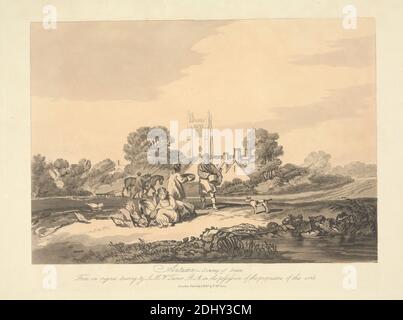 Autumn - Sowing Grain 1812 by John Hassell Stock Photo - Alamy