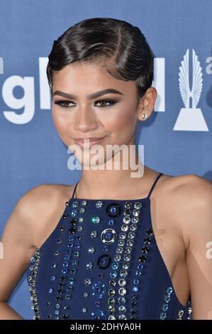 Zendaya Coleman attends the 27th Annual GLAAD Media Awards at the ...