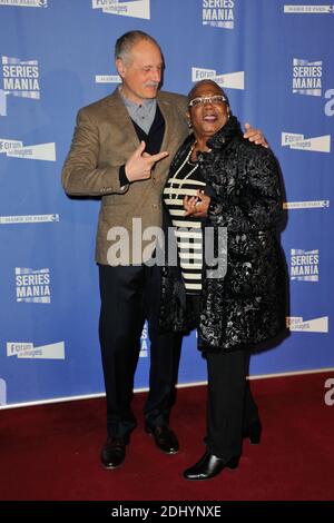 Tony Grisoni, Firmine Richard assistent a la ceremonie d'ouverture du ...