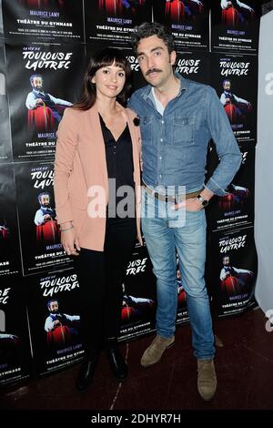 Anais Tellenne et Amaury Chabauty assistent a la Generale de la piece ...