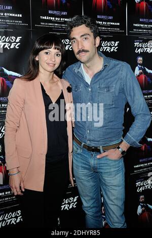 Anais Tellenne et Amaury Chabauty assistent a la Generale de la piece ...