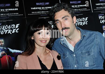Anais Tellenne et Amaury Chabauty assistent a la Generale de la piece ...
