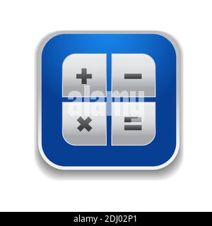 calculator math isolated icon Stock Vector Image & Art - Alamy