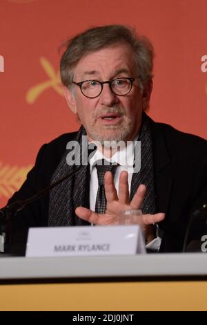 Steven Spielberg attending 'The BFG' Press Conference at the Palais Des ...