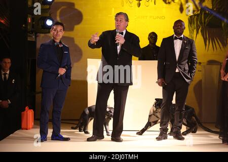 David Luu, Tom Bernard and Jimmy Jean-Louis attending the Heart Fund ...