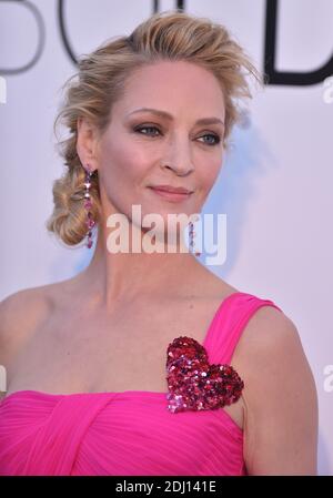 Uma Thurman attending the amfAR Cinema Against Aids Gala, held at the ...