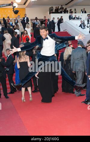 Christophe Beaugrand arriving on the red carpet of 'The last face ...
