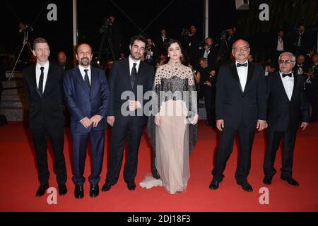 Iranian actor Babak Karimi (L-R), Iranian actress Sarina Farhadi ...