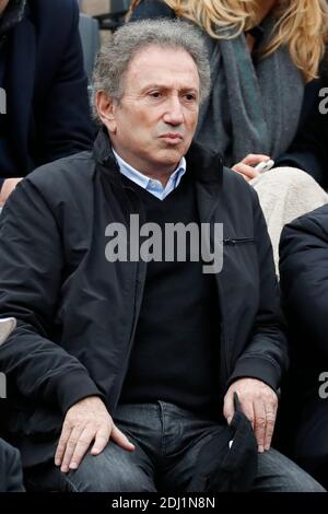Michel Drucker attending the 1/2 final round of the 2016 BNP Paribas ...