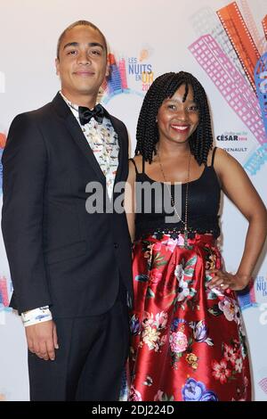 Travis Taute et Nosipho Dumisa assistent au Diner de Gala Nuits en Or ...