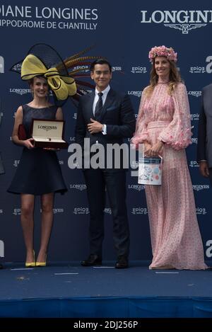 Guest attending the Prix De Diane Longines event held at Pavillon ...
