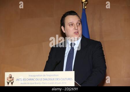Martin Rey-Chirac attending the opening of the exhibition 'Jacques ...