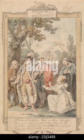 Illustration, Measure for Measure, by William Shakespeare Stock Photo ...