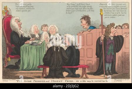 The Jocose Prisoner & Honest Cryer. A Joke May be Carried Too Far 1801 ...