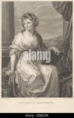 Angelica Kauffman (1741-1807). Self portrait painting of the Swiss ...