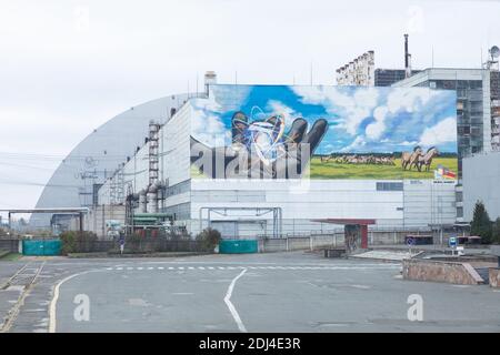 Mural at Chernobyl Nuclear Power Plant Stock Photo - Alamy