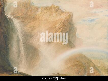 Upper Fall of the Reichenbach: Rainbow 1810 by Joseph Mallord William ...