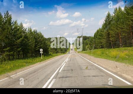 Russia, Siberia, Trans Siberian road Stock Photo - Alamy