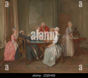 A Game Of Quadrille Stock Photo - Alamy