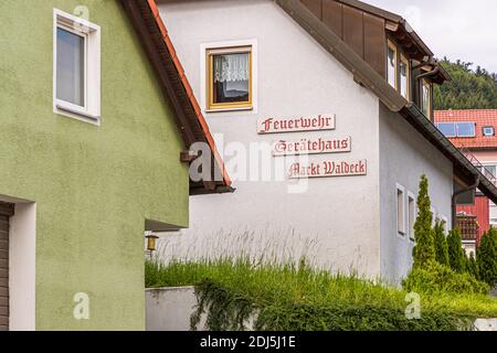 The Bavarian village Waldeck. Kemnath-Waldeck, Germany Stock Photo - Alamy