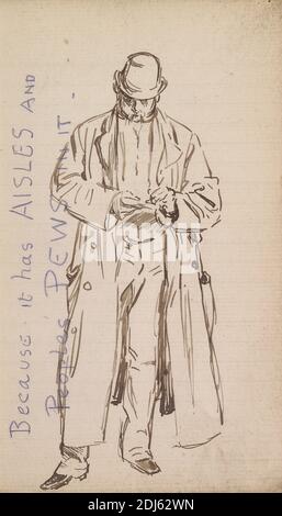 Sketchbook Drawing, Charles Samuel Keene, 1823–1891, British, between ...