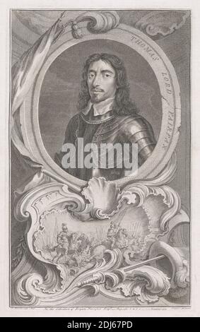 Thomas Fairfax, third Lord Fairfax of Cameron 1738 by Jacobus Houbraken ...