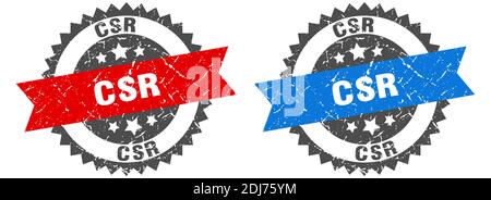 csr grunge stamp set. csr band sign Stock Vector Image & Art - Alamy