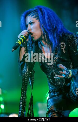 Arch Enemy performs at 27th Wacken Open Air Festival in Wacken, Germany ...