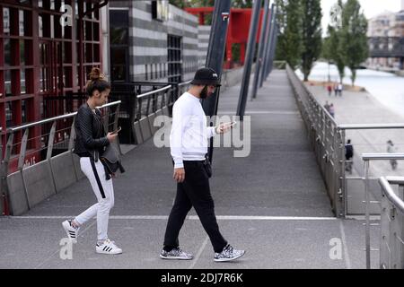 Pokemon Go hunters at Parc de La Villette in Paris, France on August 11 ...