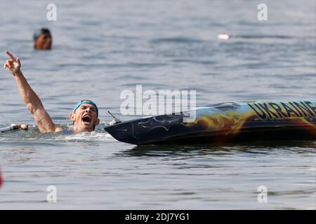 Ukraine's Yuri Sheban won the gold medal in the men canoe 200m sprint ...