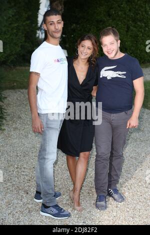 Kamel Kadri, Lola Creton and Alain Demaria seen at the photocall for ...