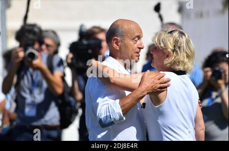 Nadine Morano attending Les Republicains political rally in La Baule ...