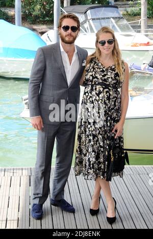 Luke Bracey and Teresa Palmer arriving at the Casino for the 'Hacksaw ...