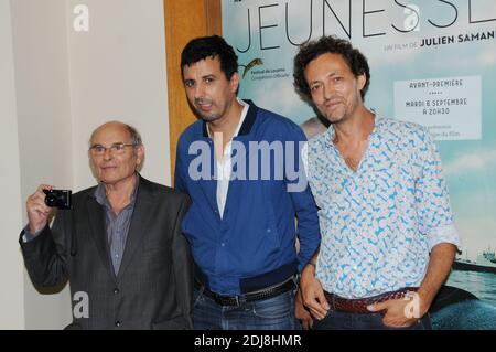 Jean-Francois Stevenin, Samir Guesmi, Julien Samani attending the ...