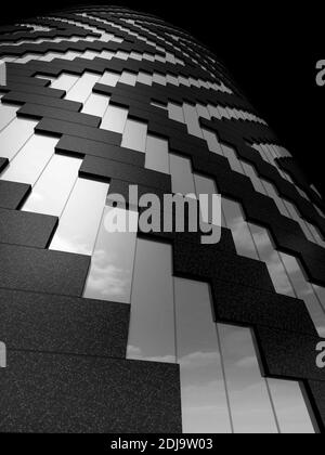 Art inspired by Design for a Building Facade of Two Storeys and Five ...