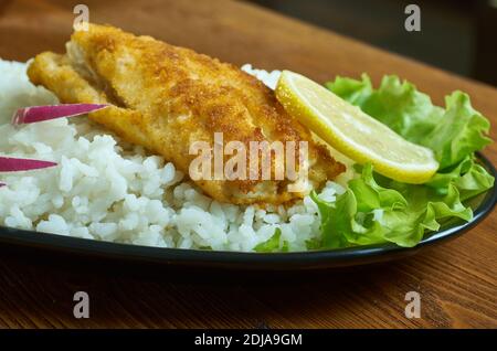 Sayadeya - Middle Eastern fish and rice dish, Egyptian dish Stock Photo ...