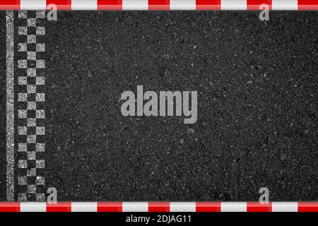 Finish line racing background top view Stock Photo - Alamy