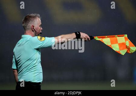LEEUWARDEN, NETHERLANDS - DECEMBER 12: referee Richard Martens during ...