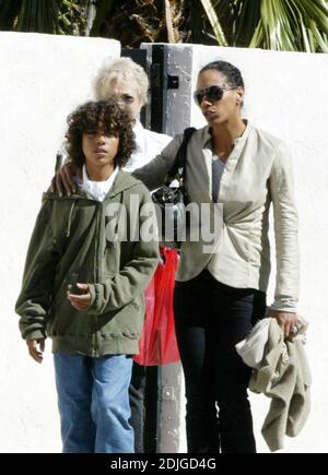 Exclusive!! Barbara Becker and sons spend a day on Miami Beach with ...