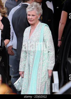 Dame Judi Dench leaving the Four Seasons hotel in Los Angeles, Ca. to ...