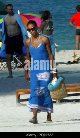 Exclusive!! Barbara Becker and sons spend a day on Miami Beach with ...