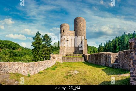Frauenburg Castle near Baumholder, widow seat of Countess Loretta von ...