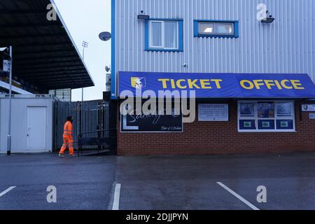 A general view of Mansfield Town FC’s ground, the One Call Stadium ...