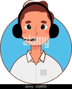 Isolated employee man professions jobs icon logo - Vector Stock Vector ...