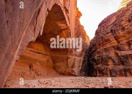 Beautiful landscape around Buckskin Gulch slot canyon at Utah Stock ...