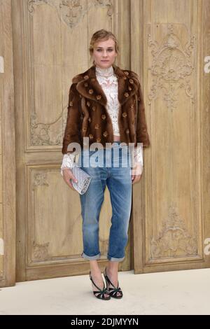 Diane Kruger attending the Valentino show as a part of Paris Fashion ...