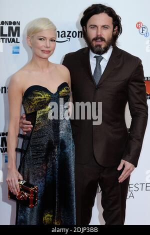 Michelle Williams, Casey Affleck attending the Los Angeles Premiere of ...