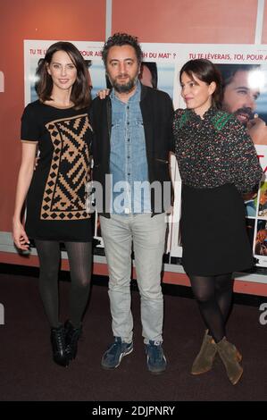 Anne Charrier attending the premiere of L'invitation held at UGC George ...